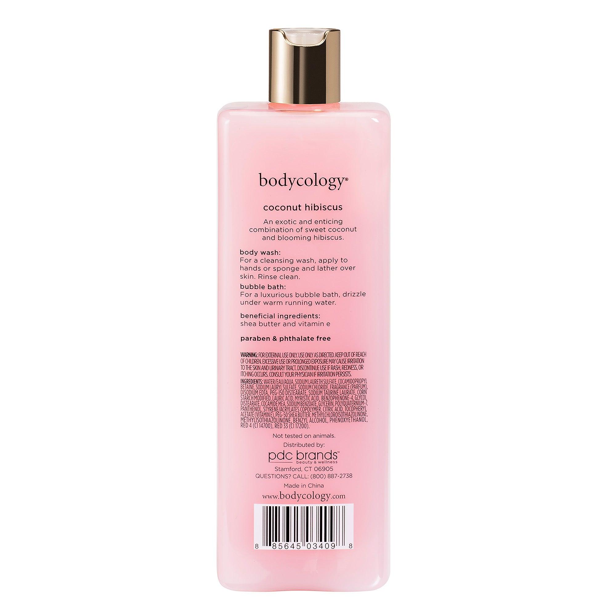 Bodycology Coconut Hibiscus 2 In 1 Moisturizing Body Wash 16 Ounce