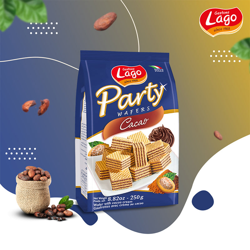 Gastone Lago Party Wafers Cocoa (250g) – Sunbeam Ventures